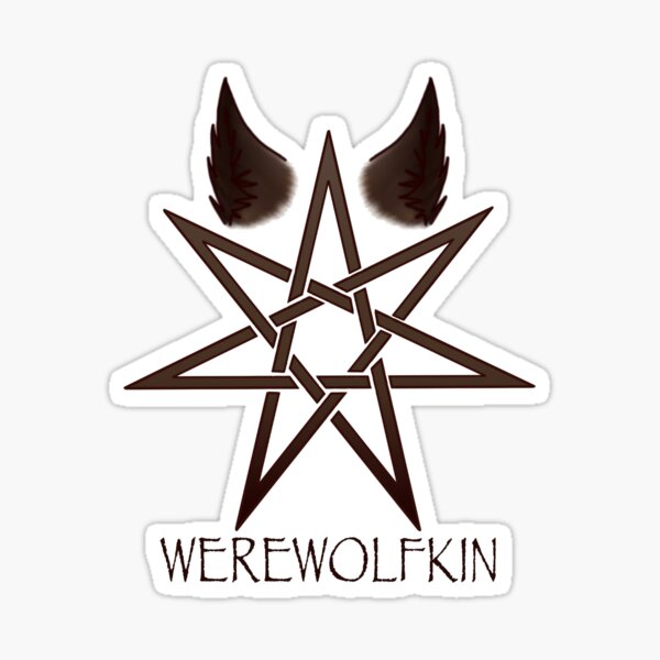 werewolfkin" otherkin symbol" Sticker for Sale by DraconicsDesign ...