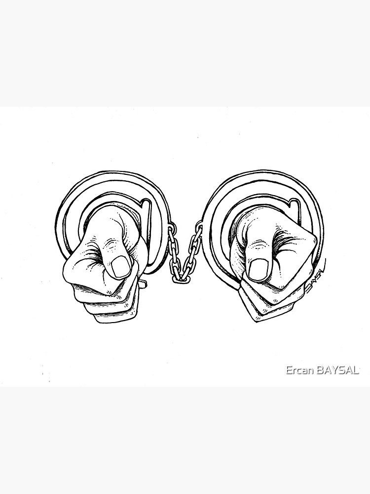 "Arrested" Sticker for Sale by BAYSAL | Redbubble