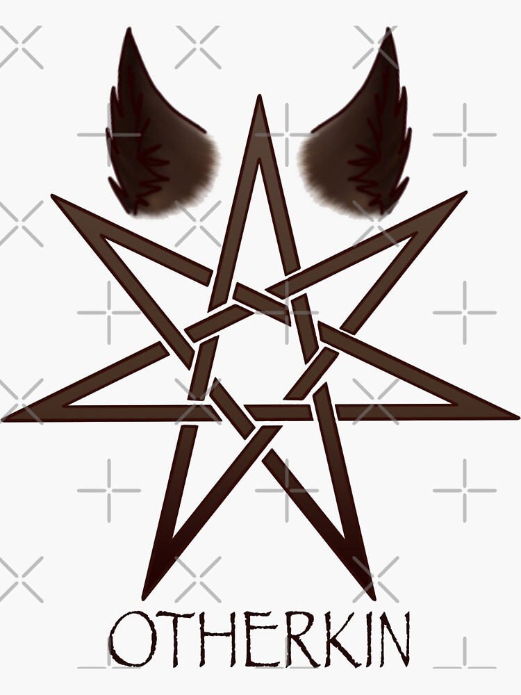 "Werewolf “otherkin” symbol" Sticker by DraconicsDesign | Redbubble