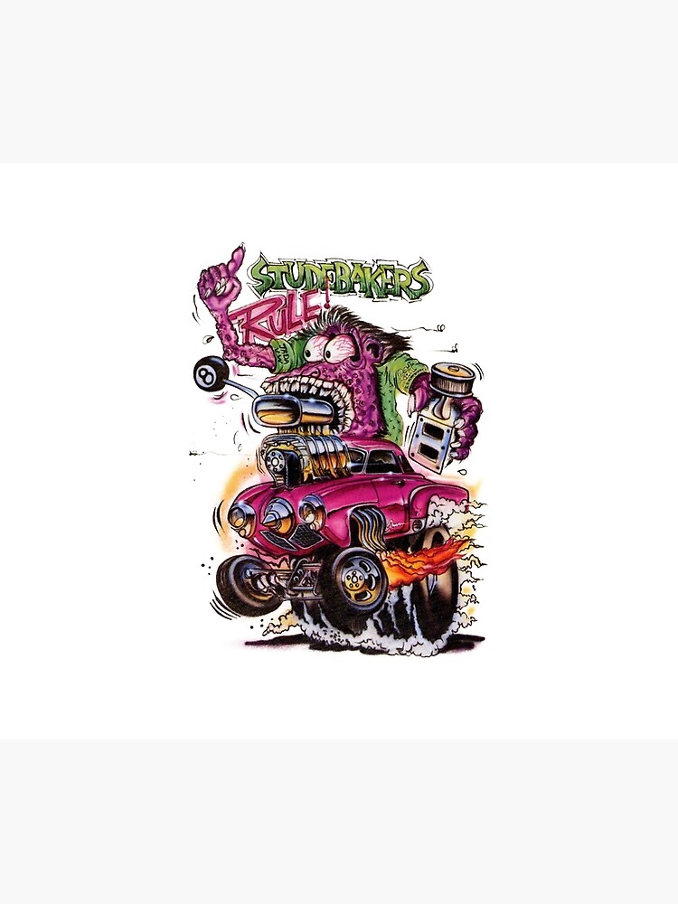 "rat fink ed big daddy roth studebakers rule" Throw Blanket for Sale by Francesbo | Redbubble