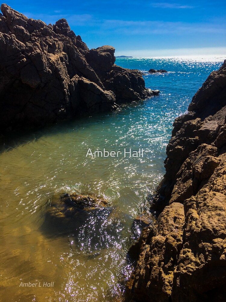 "Ocean inlet" Sticker by AmberLHall | Redbubble