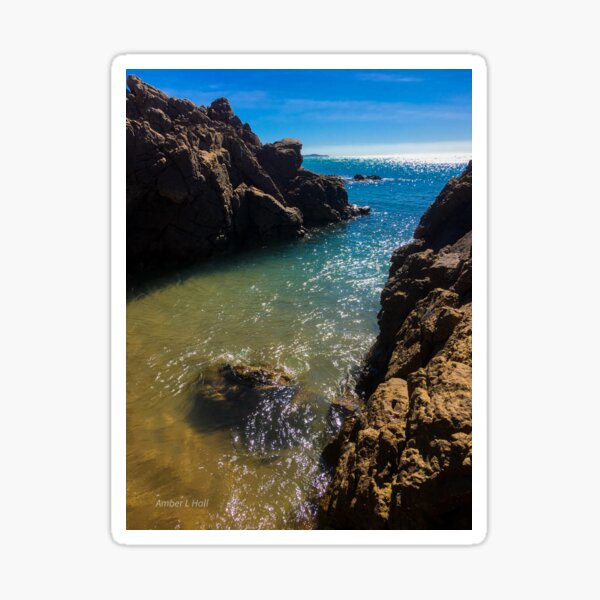 "Ocean inlet" Sticker by AmberLHall | Redbubble