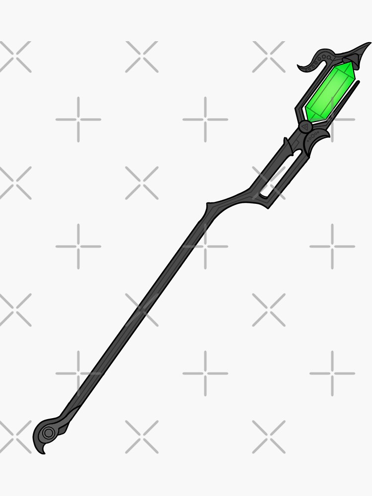 "Staff of Avalon" Sticker by maplefoot | Redbubble