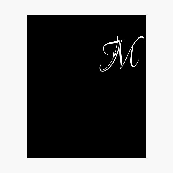 Cursive Letter M Tattoo
