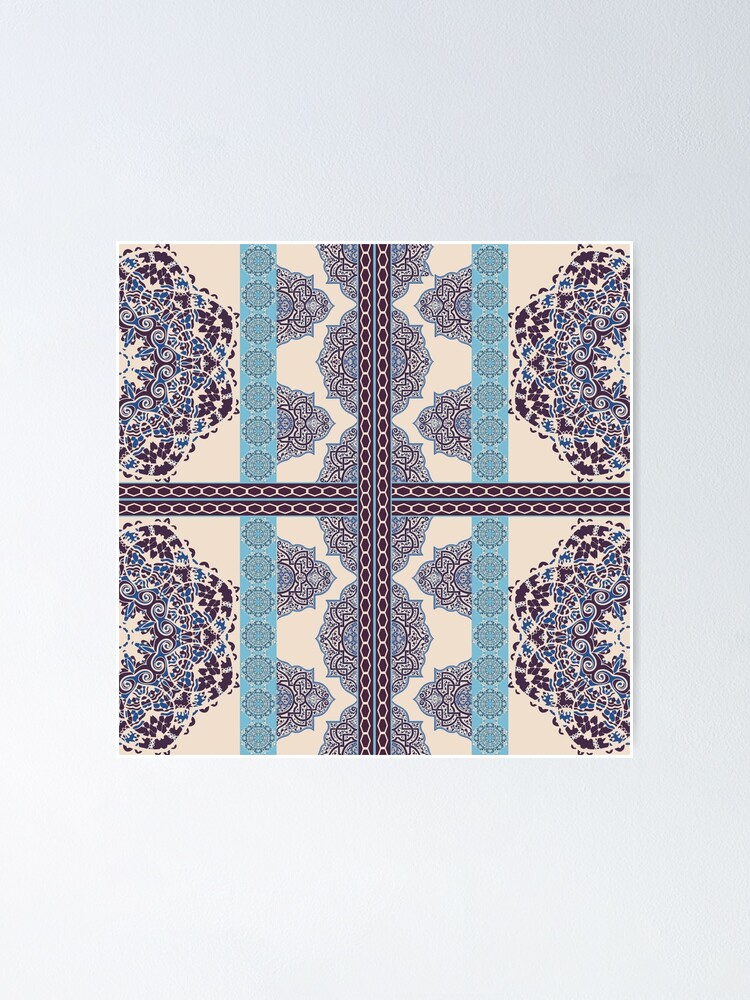 "Arabesque Pattern (Decorative Border) " Poster by Prints-Ministry ...