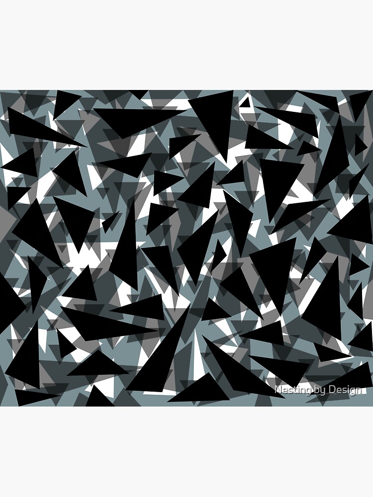 "Digital Camo Triangle Print | Humrbol 87 Steel Grey Camouflage ...