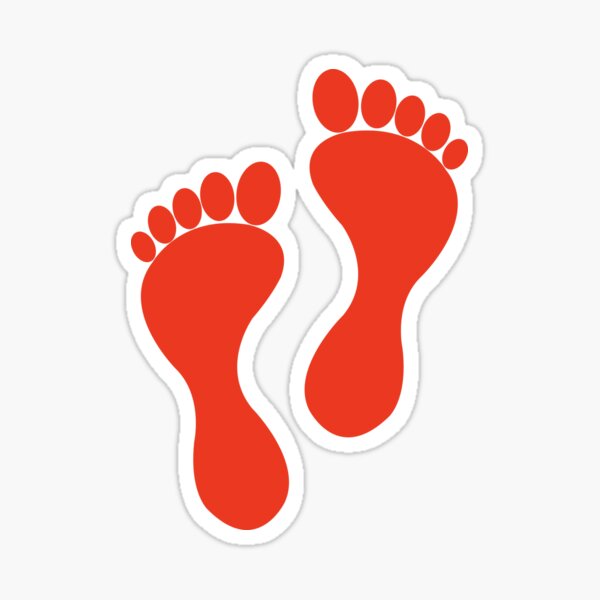 "Laxmi Foot Prints" Sticker for Sale by siddeshpansare | Redbubble