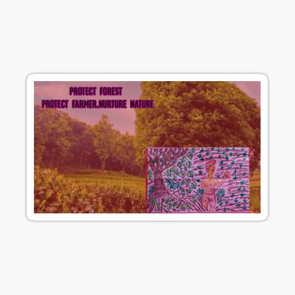 "PROTECT FOREST AND FARMER" Sticker for Sale by sandeepdani | Redbubble
