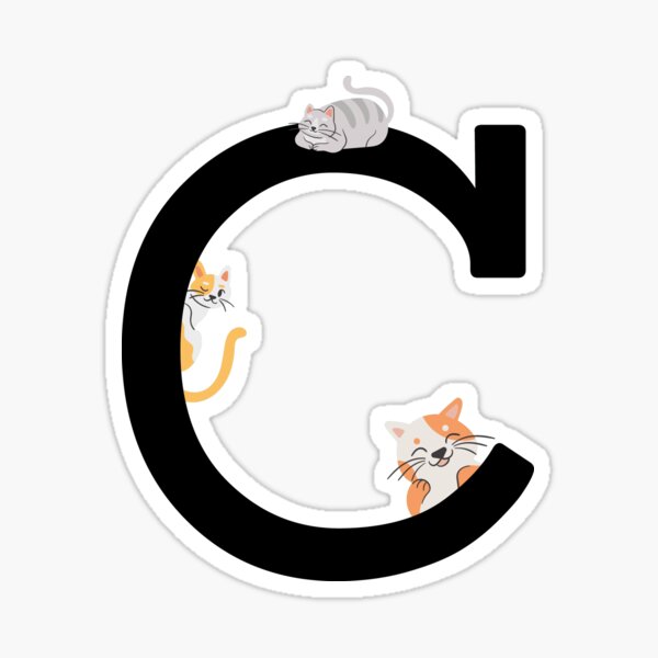 "Letter C" Sticker for Sale by Clover61 | Redbubble