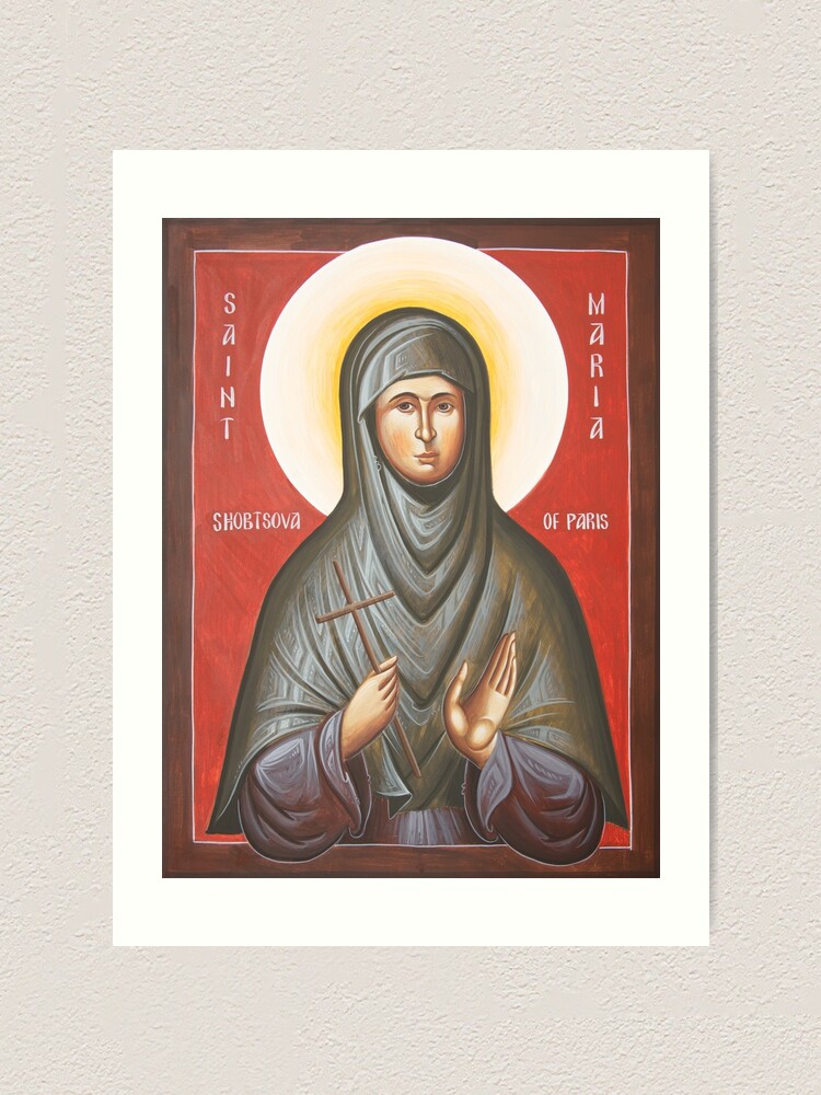 "St Maria Skobtsova of Paris" Art Print for Sale by ikonographics ...