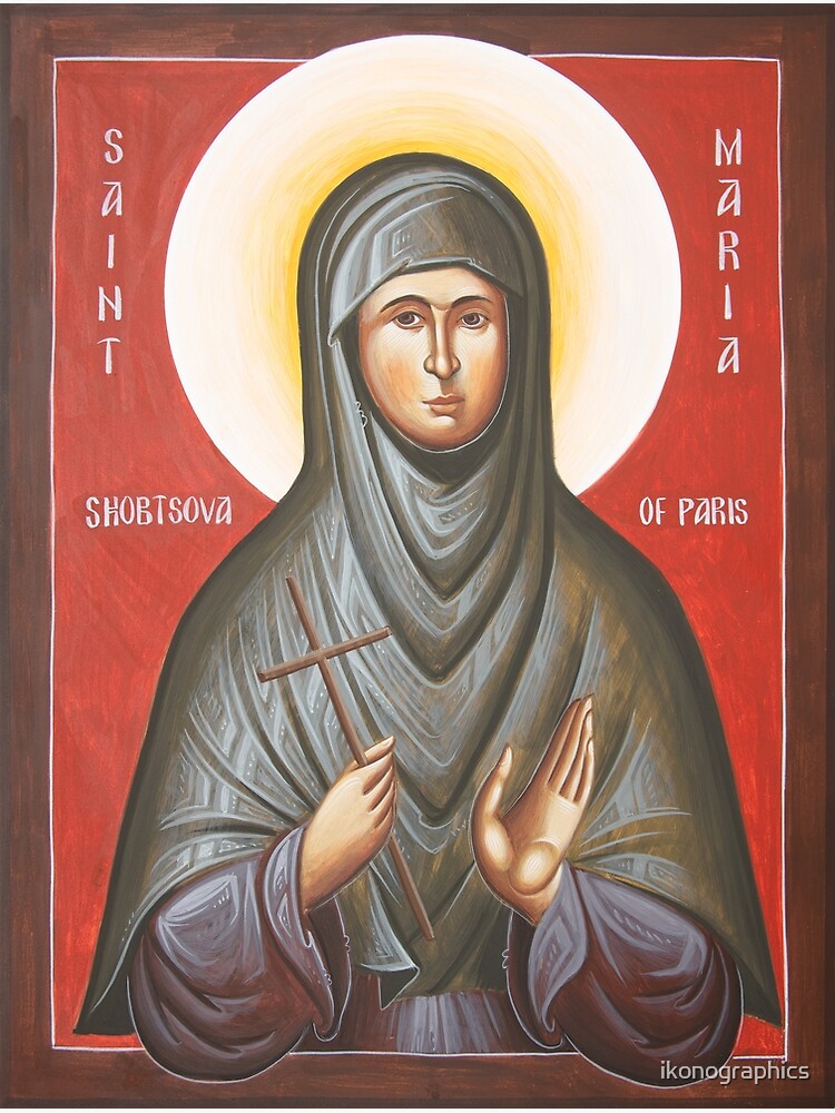 "St Maria Skobtsova of Paris" Poster for Sale by ikonographics | Redbubble
