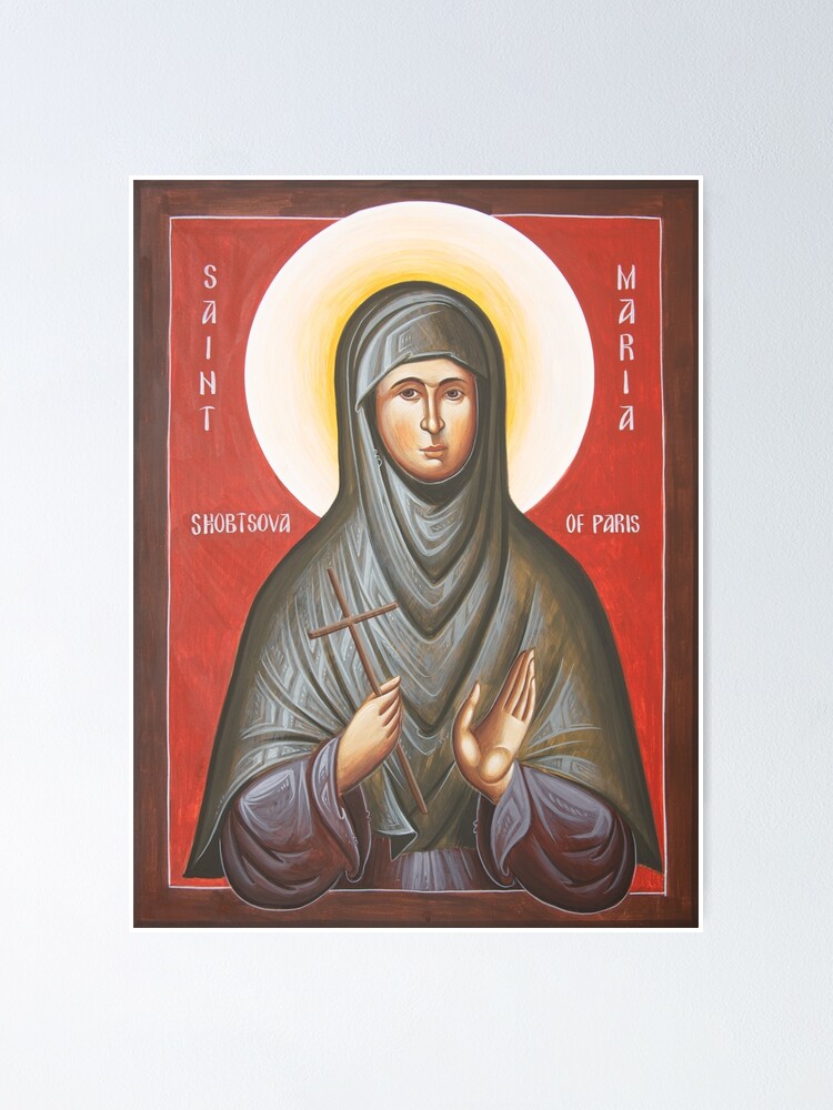 "St Maria Skobtsova of Paris" Poster for Sale by ikonographics | Redbubble