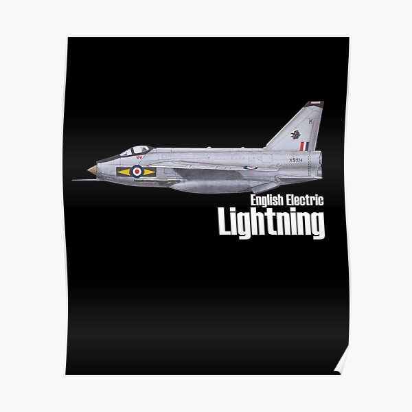 "English Electric Lightning" Poster for Sale by artonthehoof | Redbubble