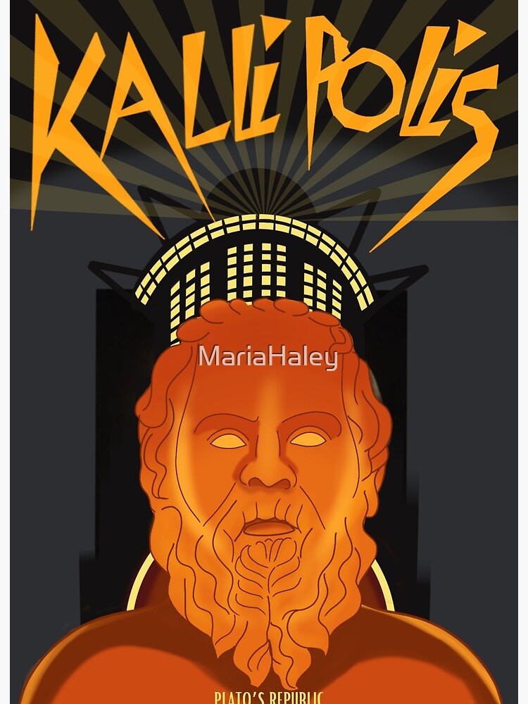 "Kallipolis: Plato's Republic" Art Board Print for Sale by MariaHaley ...