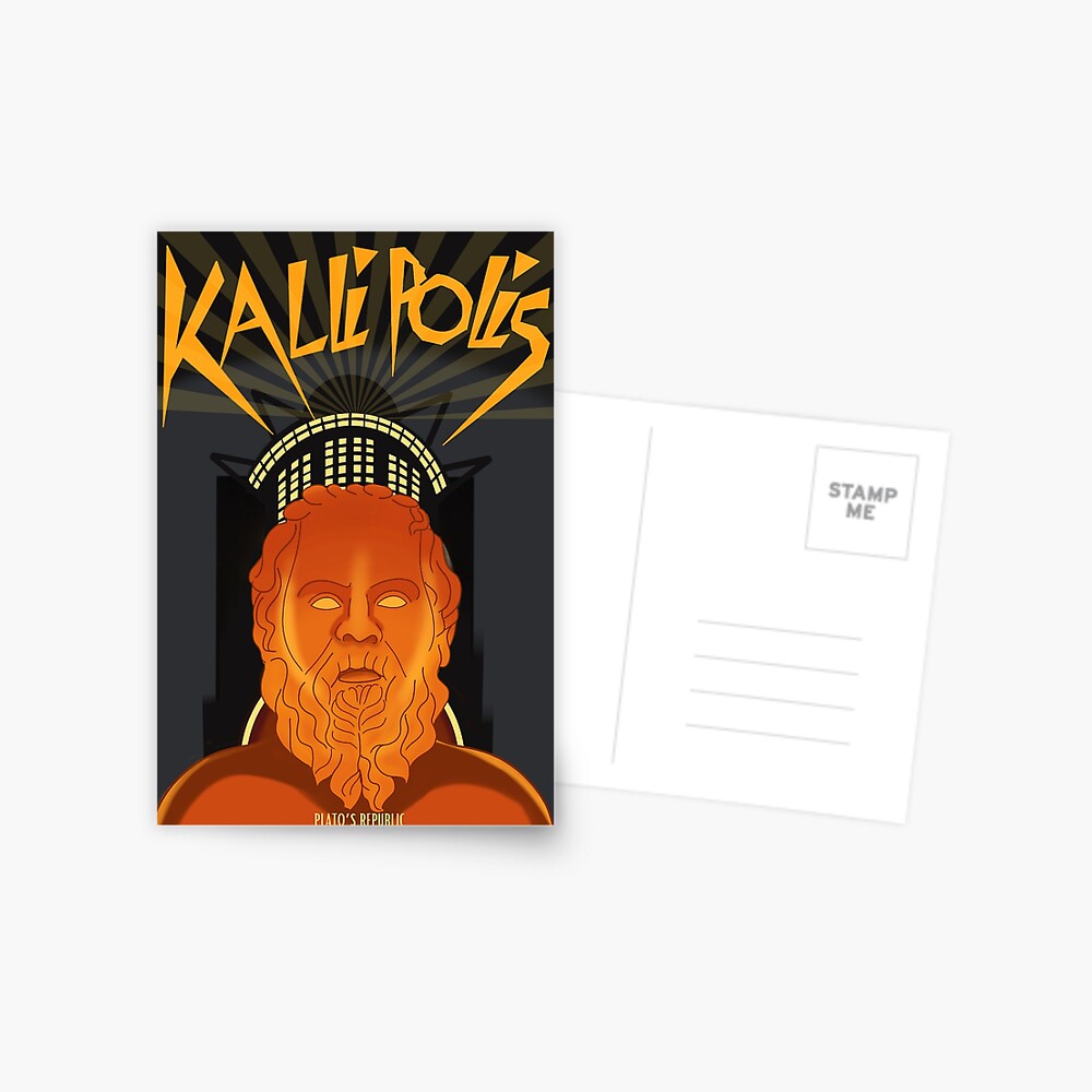 "Kallipolis: Plato's Republic" Postcard for Sale by MariaHaley | Redbubble