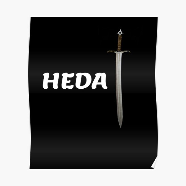 "Heda" Poster for Sale by Paulineborreman | Redbubble