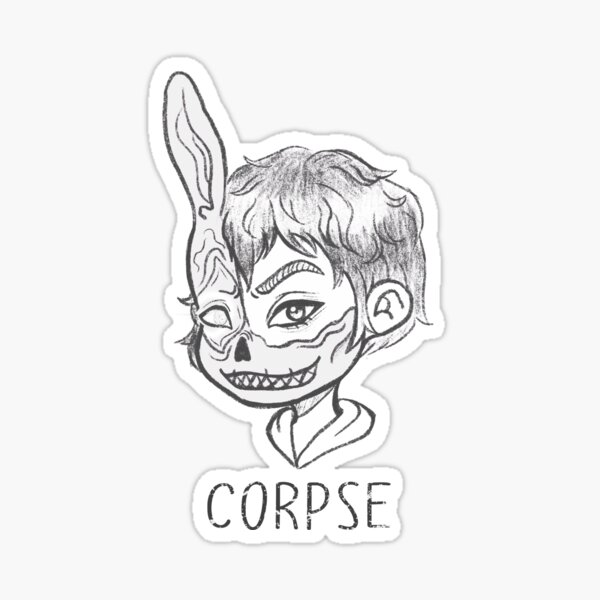 "corpse husband" Sticker for Sale by geekcos09 | Redbubble