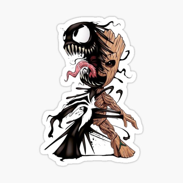 "Tree-Monster Logo " Sticker by dotdre | Redbubble