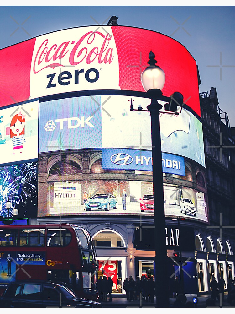 "London Piccadilly " Sticker by serdar007 | Redbubble