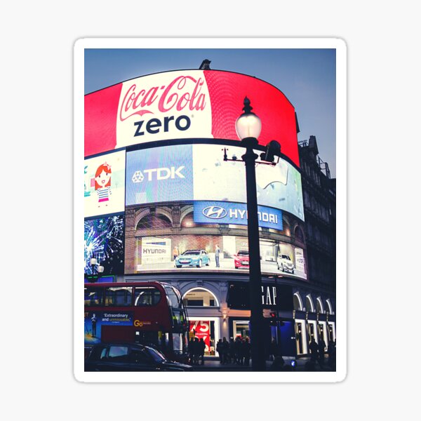 "London Piccadilly " Sticker by serdar007 | Redbubble