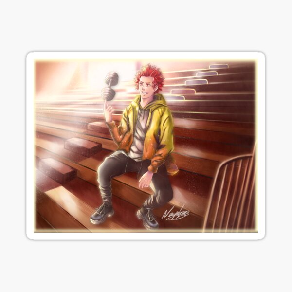 "Kirishima BnH" Sticker by NeyrSno | Redbubble