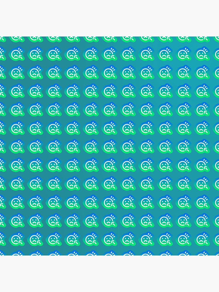 "Sad Face Pattern" Sticker for Sale by Aelogos | Redbubble