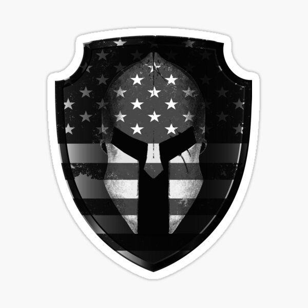 "Spartan Helmet Shield" Sticker for Sale by ivanovart | Redbubble