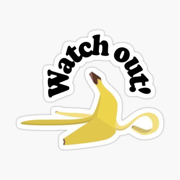 "Watch out! " Sticker for Sale by eadingtonanne | Redbubble