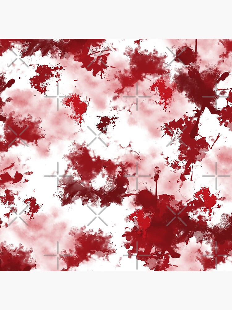 "Watercolor | bloody | red | pattern | 2022" Poster for Sale by ...