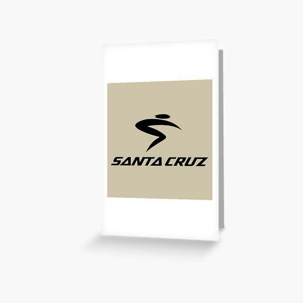 "Santa Cruz Black Logo" Greeting Card by hristinarson | Redbubble