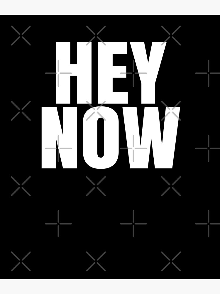 Hey Now Shirt Poster For Sale By Dgavisuals Redbubble