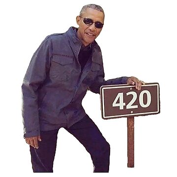 "Obama 420" Sticker for Sale by kaihoskins200 | Redbubble