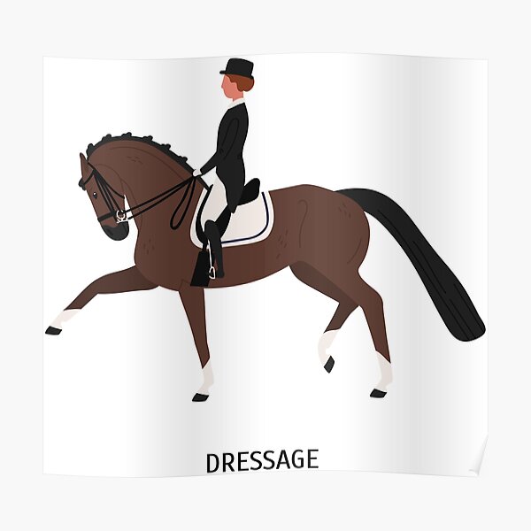 Poster: Dressur | Redbubble