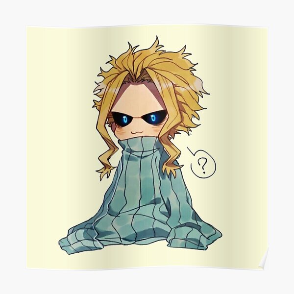 "Cute All Might Chibi - MHA" Poster by eidlike | Redbubble