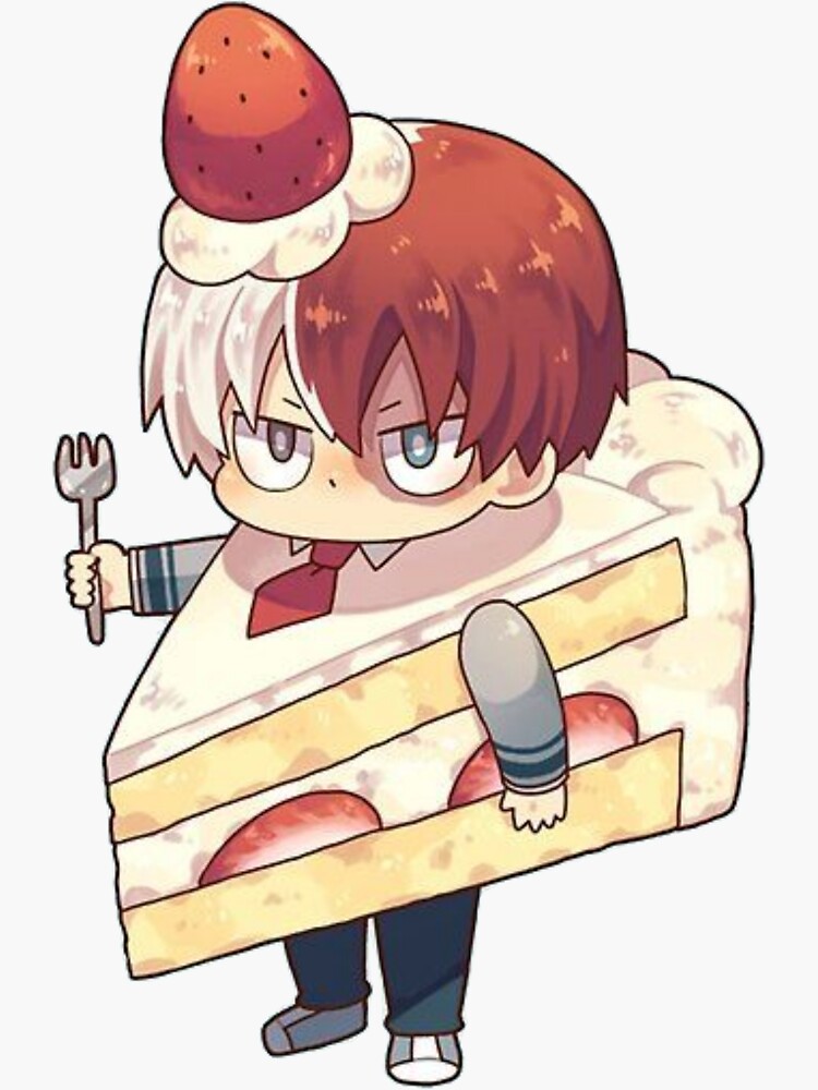 "Cute Todoroki Chibi - MHA" Sticker by eidlike | Redbubble