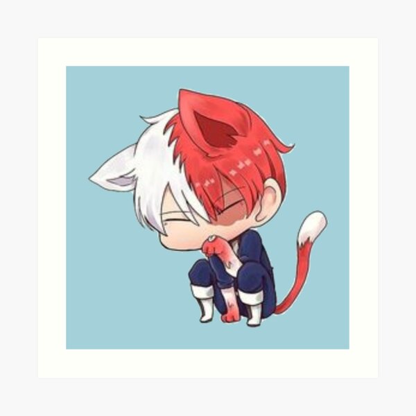 "Cute Shoto Todoroki Chibi - BNHA" Art Print for Sale by eidlike ...