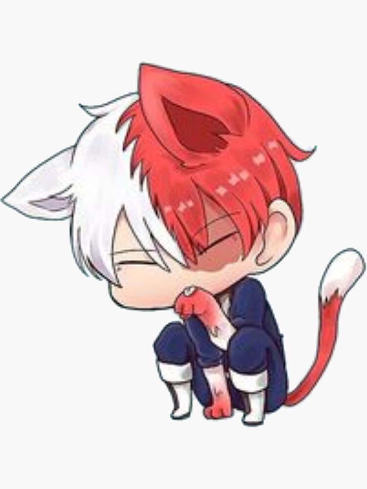 "Cute Shoto Todoroki Chibi - BNHA" Sticker for Sale by eidlike | Redbubble