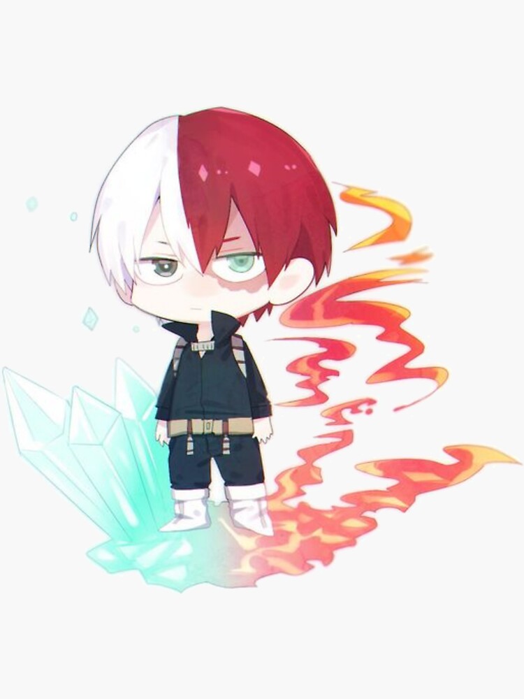 Sticker « Shoto Todoroki Chibi - BNHA », par eidlike | Redbubble