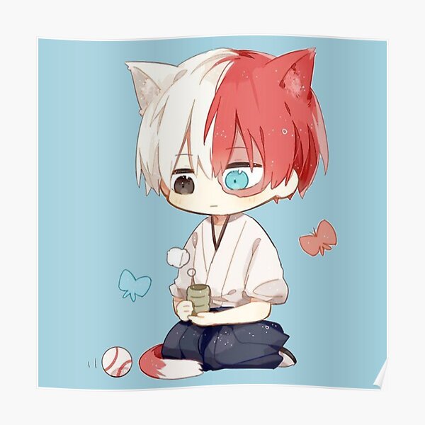 Póster «Shoto Todoroki Chibi» de eidlike | Redbubble