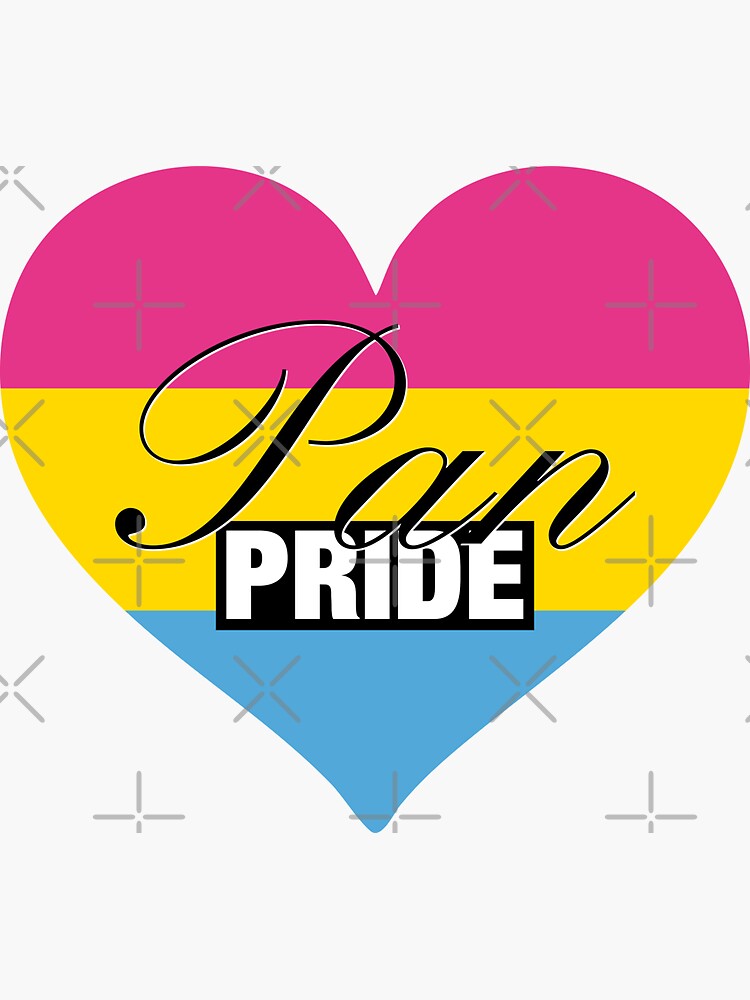 "PAN PRIDE LGBT GAY" Sticker for Sale by hclmel | Redbubble