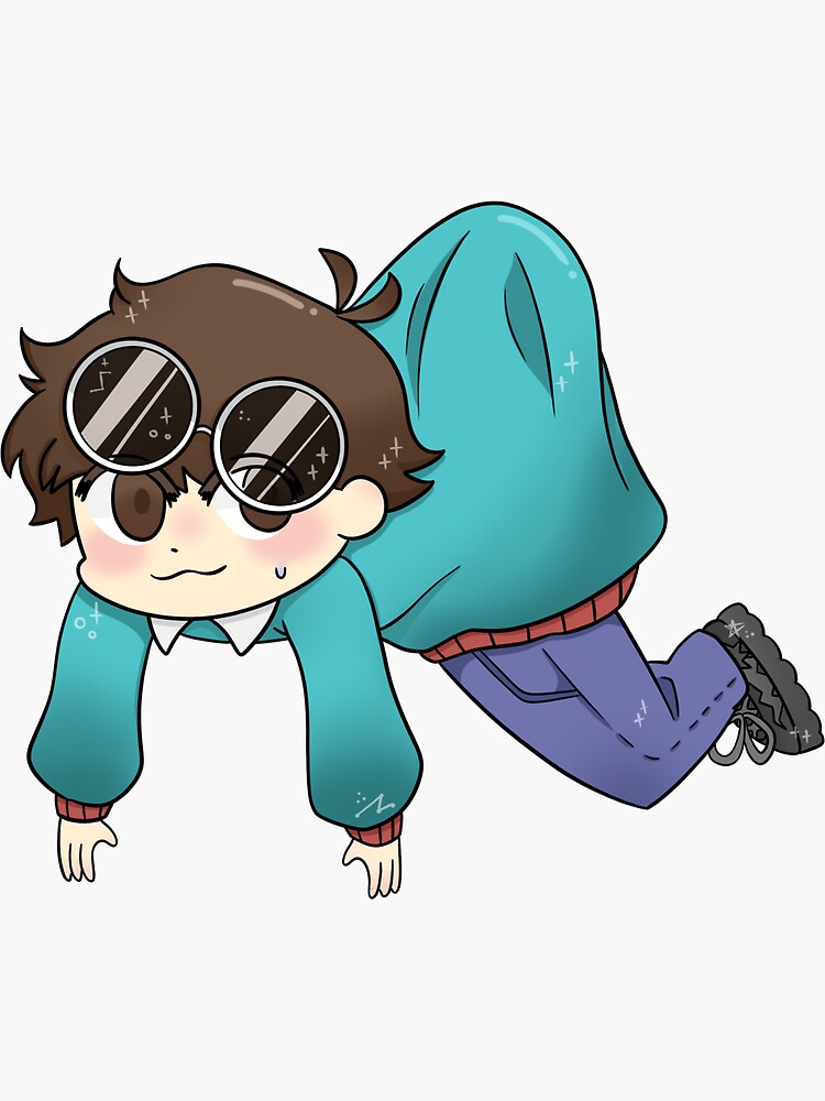 "GeorgeNotFound Hanging Sticker" Sticker for Sale by 88taro | Redbubble