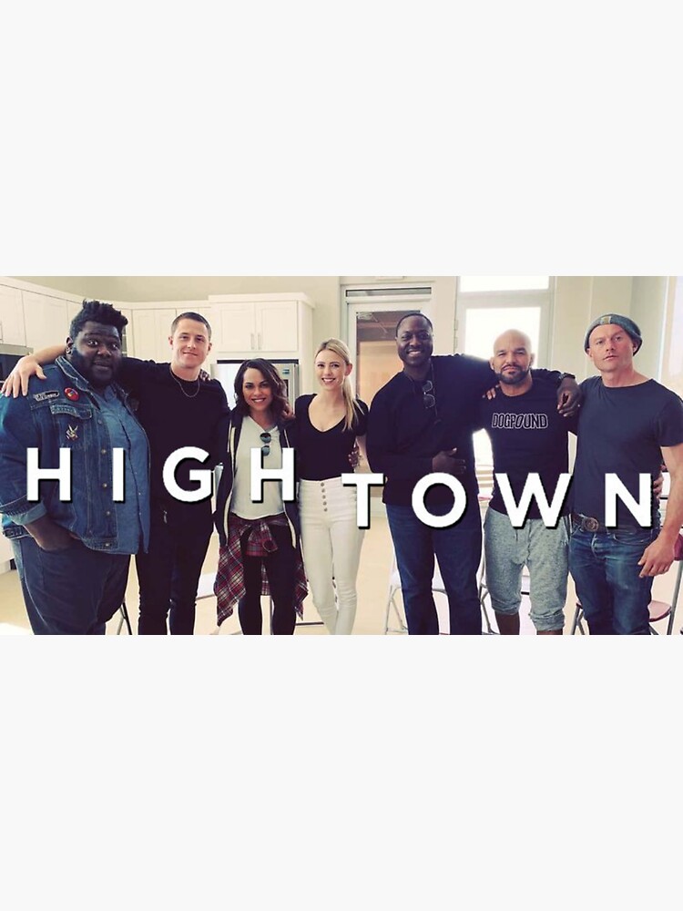 "Hightown Cast and Logo" Sticker for Sale by opmahoney | Redbubble
