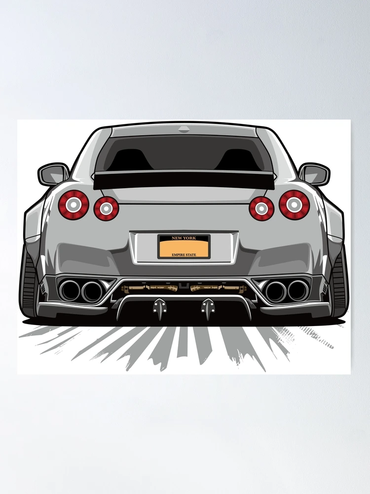 Nissan Gtr Drawing
