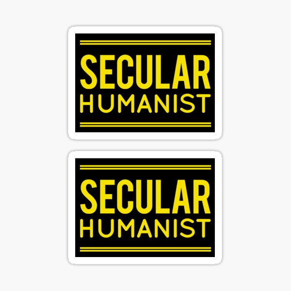 "Secular Humanist" Sticker for Sale by feynmanismstore | Redbubble