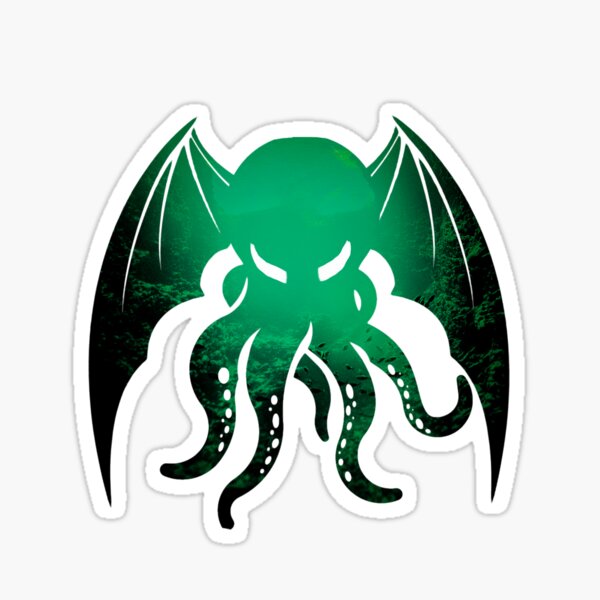 "Cthulhu" Sticker for Sale by zoturner | Redbubble