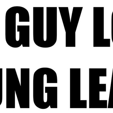 "This Guy Loves Yung Lean Bumper Sticker" Sticker for Sale by will1826 ...