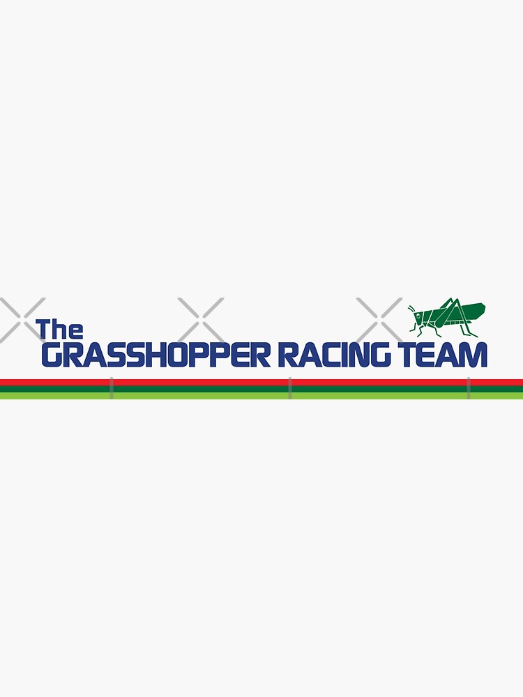 "The Grasshopper Racing Team Logo" Sticker for Sale by RCRacingLegends ...