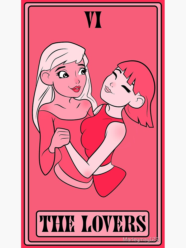 The Lovers Tarot Card Poster By Marleymay123 Redbubble the-lovers-tarot-card-poster-by-marleymay123-redbubble