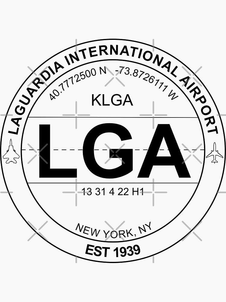 "Laguardia International Airport (LGA)" Sticker by PhotographyNW ...