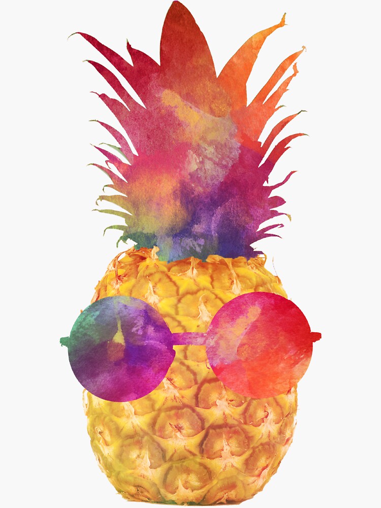"Pineapple" Sticker for Sale by sweetslay | Redbubble